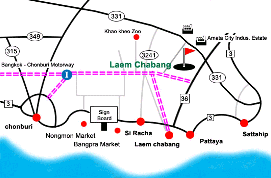 람차방 인터내셔널 컨트리 클럽 (Laem Chabang International Country Club) - 몽키트래블